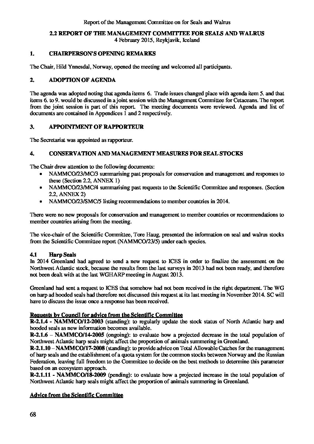 report_2015-mcsw-meeting - NAMMCO